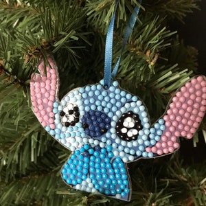 Set of Diamond Art Rhinestone Stitch Ornaments - Etsy