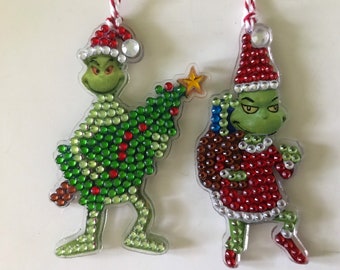 Grinch Diamond Art - Etsy