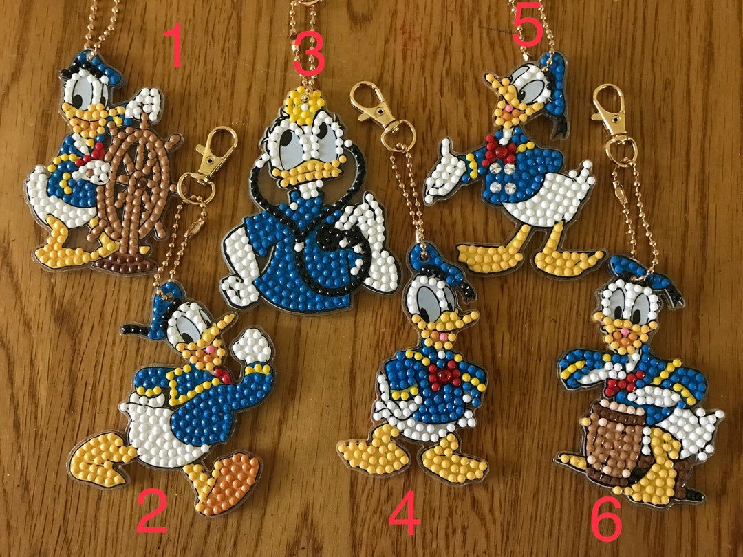 Donald Duck Key Chain/zipper Pull/ Backpack Tag - Etsy