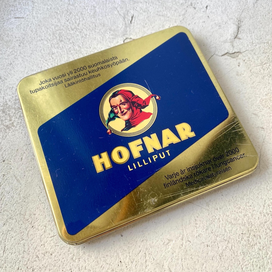 Vintage Tin Box 1970s Vintage Cigarette Case Vintage Cigarillo Box ...