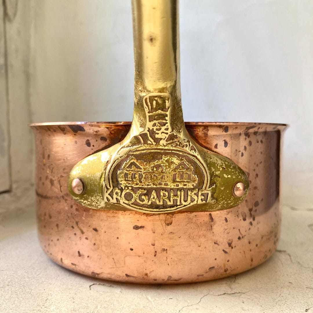 Vintage Swedish Copper Pot Vintage Krögarhuset Saucepan Vintage Copper ...