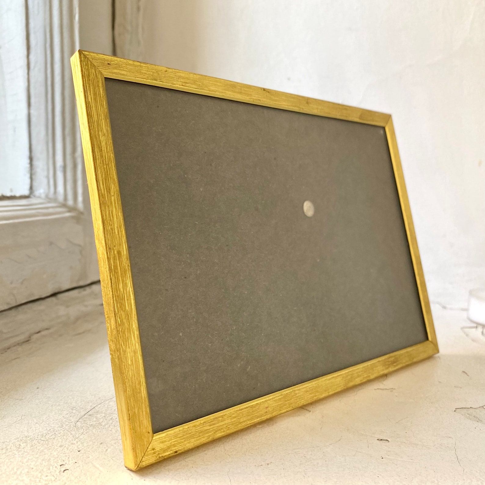 Vintage Golden Metal Picture Frames - Swedish Jyden, Pair - Etsy