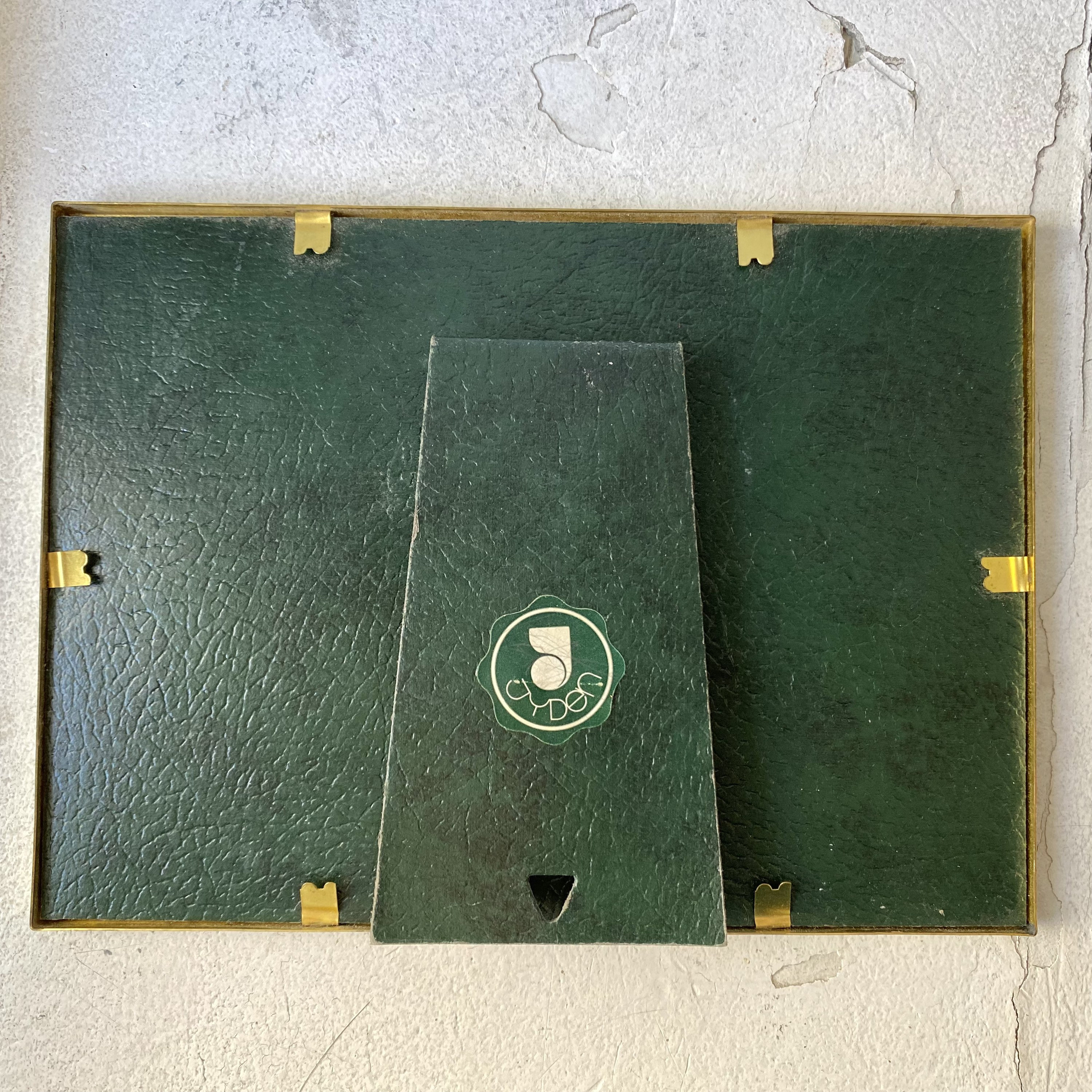 Vintage Golden Metal Picture Frames - Swedish Jyden, Pair - Etsy