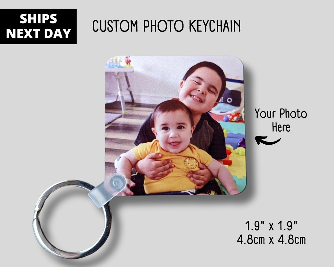 Custom Photo Keychain, Personalized Keychain, Custom Gift Ideas ...