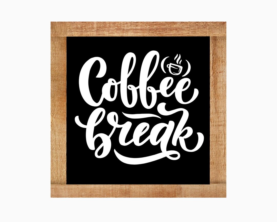 Rustic Coffee Bar Sign: Tier Tray Wooden Coffee Time Decor - Etsy