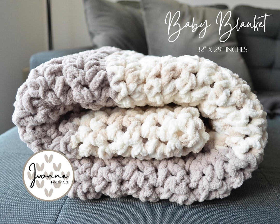 Chunky Baby Blanket Baby Blanket Chenille Baby Blanket - Etsy