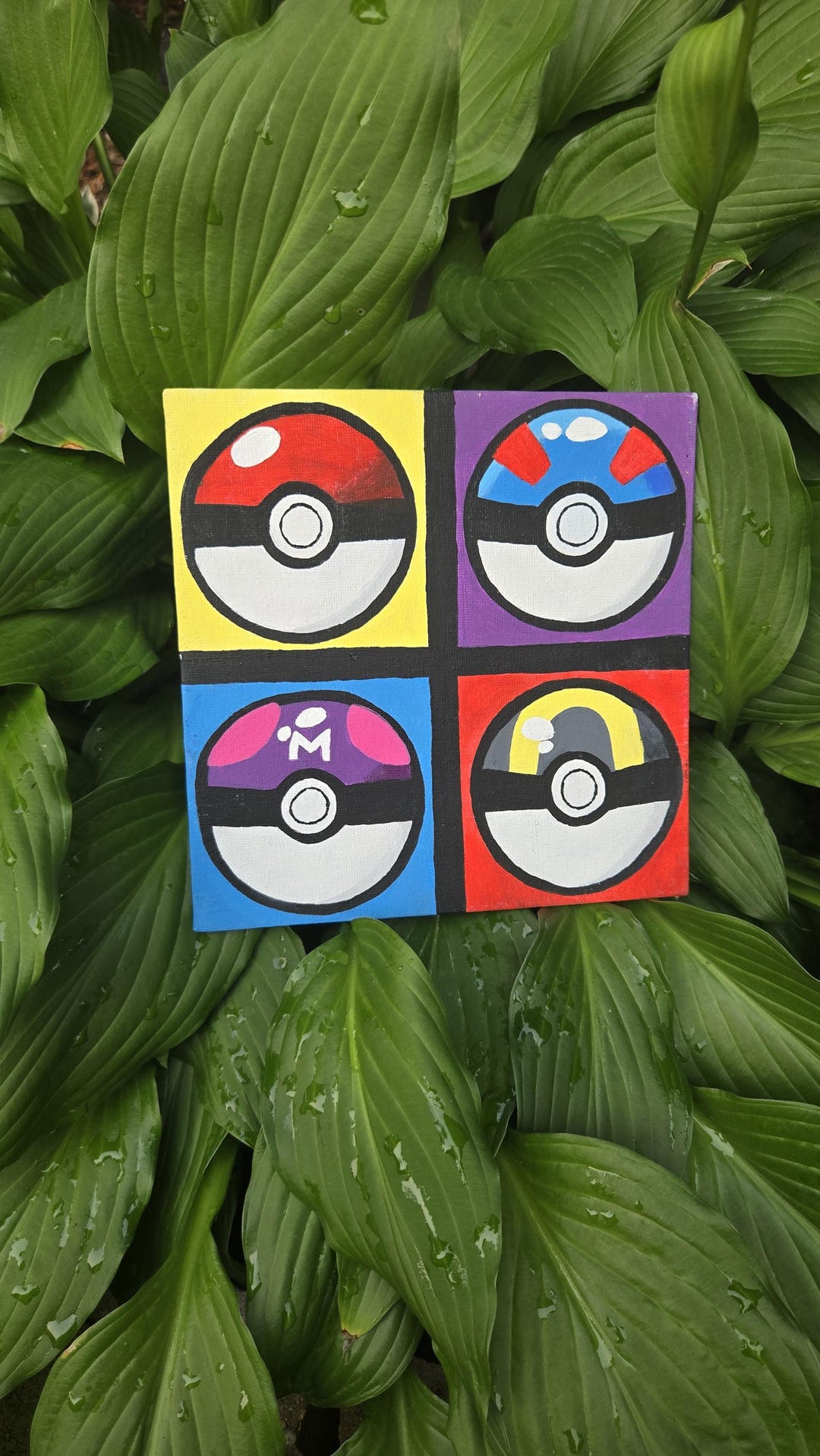 Pokeballs Painting - Etsy