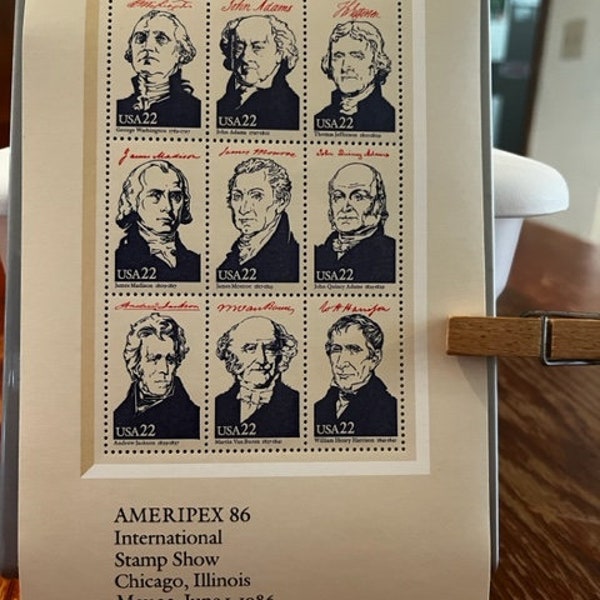 President Stamps - Etsy