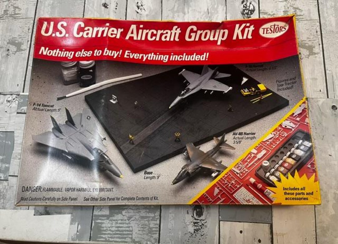 U.S. Carrier Aircraft Group Kit by Testors, Military Navy Aircraft ...