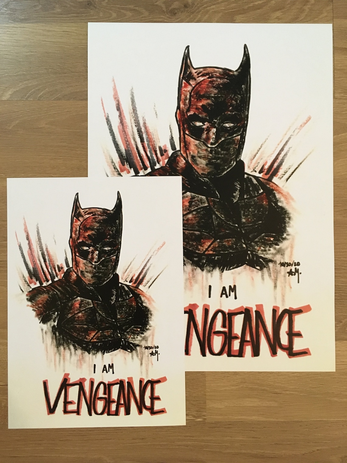 Batman "i Am Vengeance" - Etsy