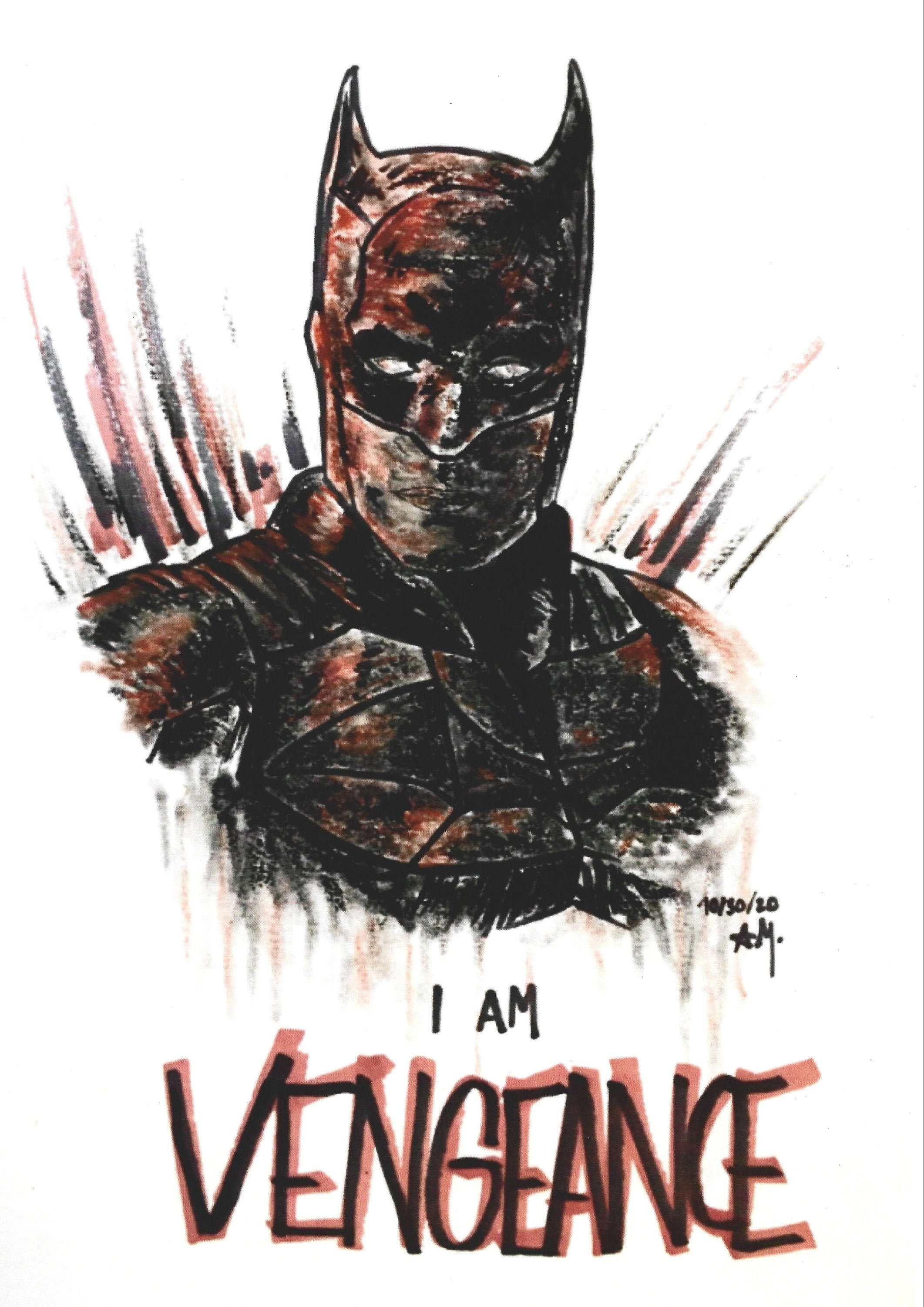 Batman "i Am Vengeance" - Etsy