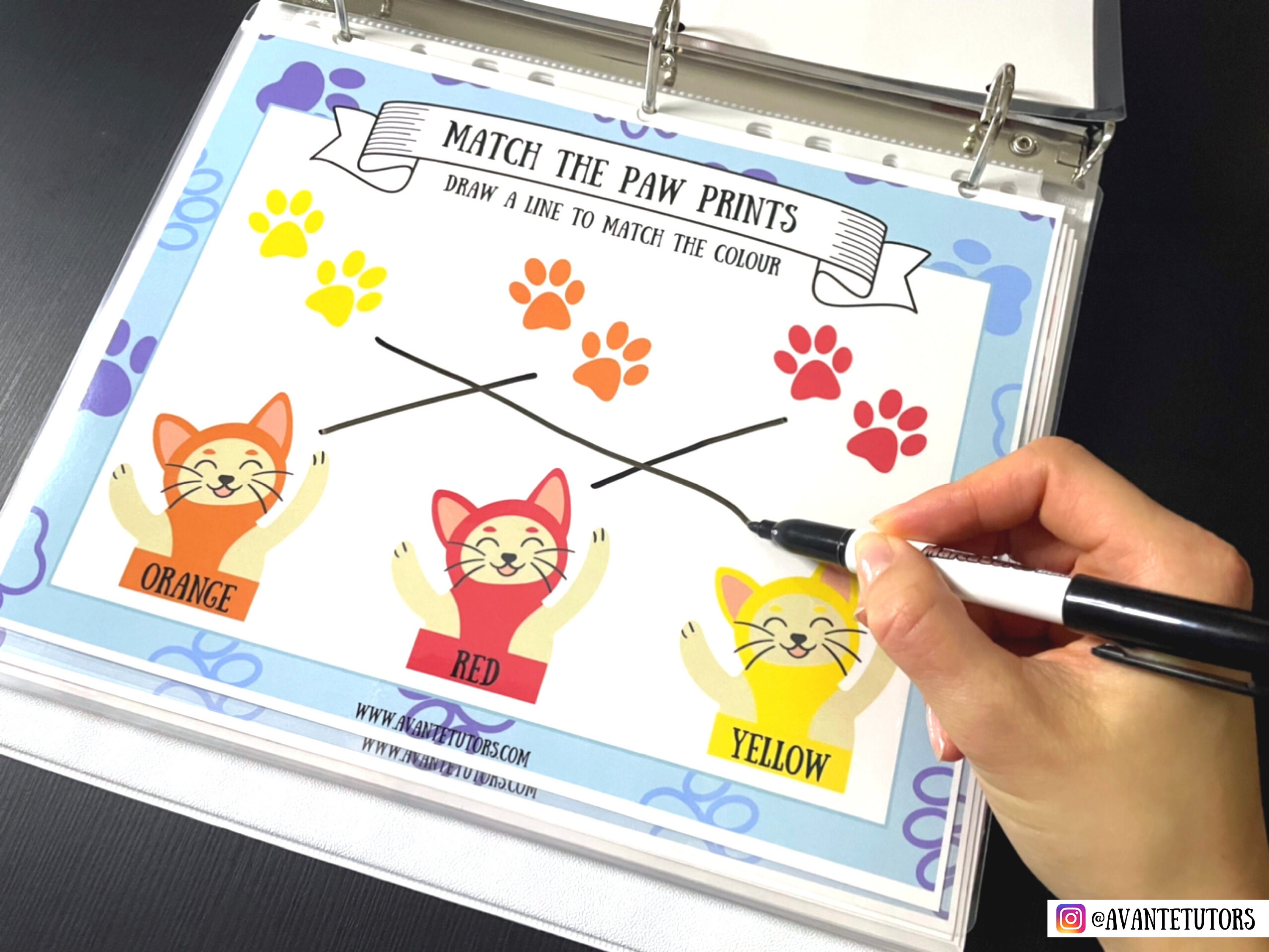 Dry Erase Busy Book Printable, Toddler Learning Kit, Alphabet Tracing ...