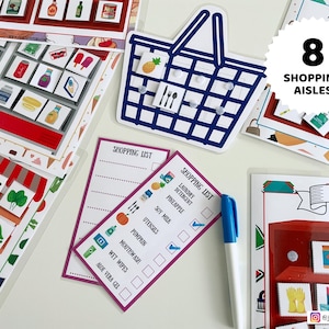 Supermarket Pretend Play Kids Shopping Printable - Etsy