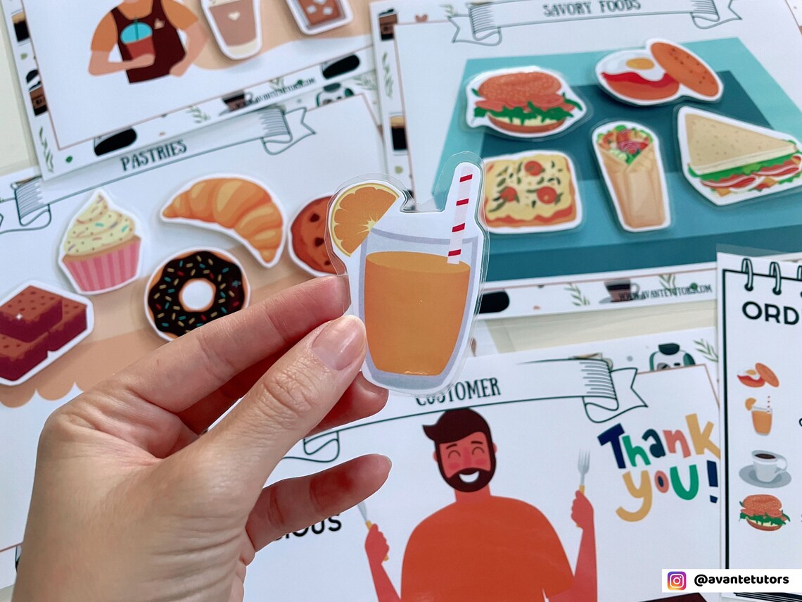 Coffee Shop Pretend Play Printable for Kids, Dramatic Play Cafe - Etsy