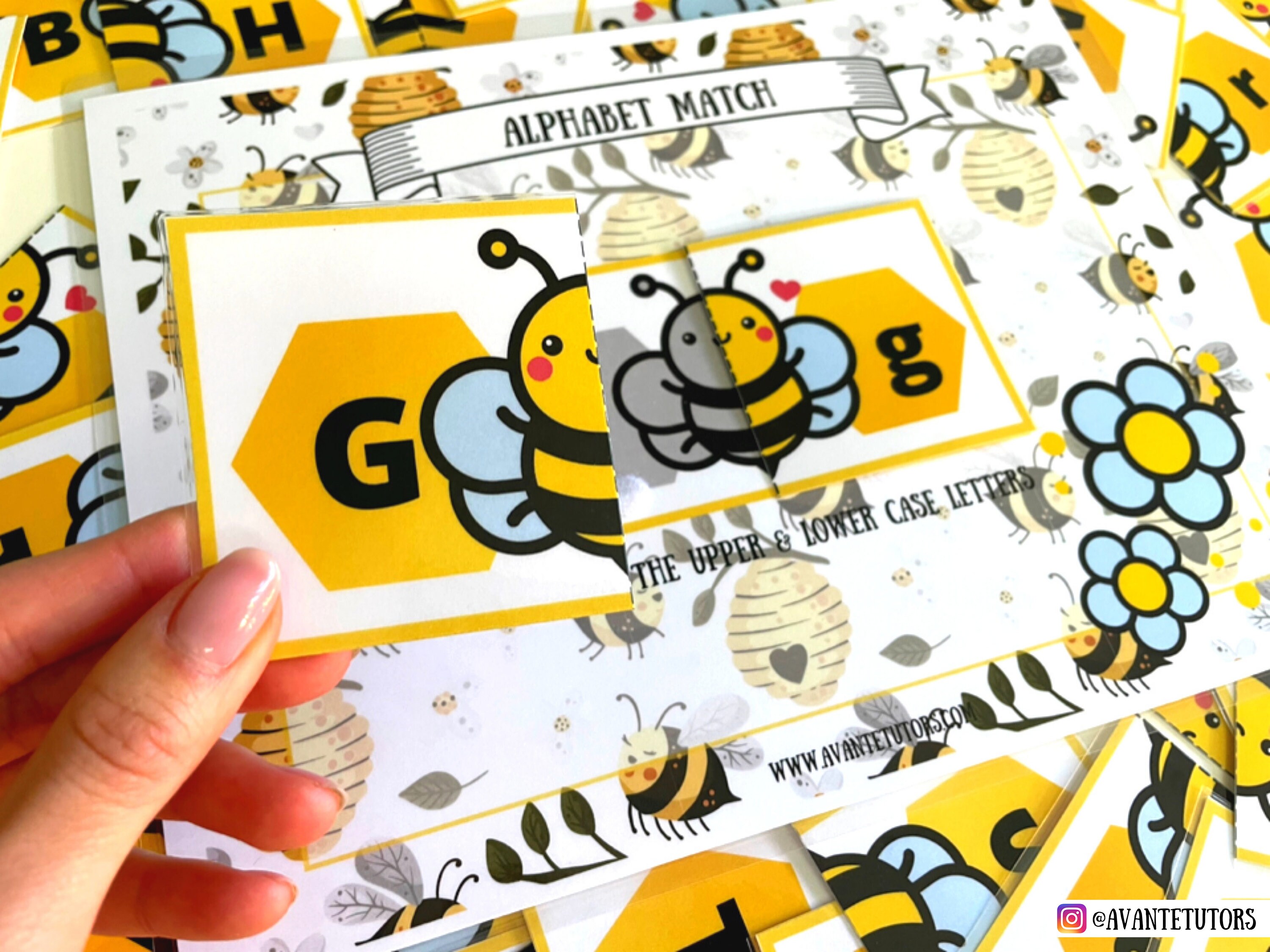 Alphabet Uppercase and Lowercase Matching for Toddlers, Busy Bee ...