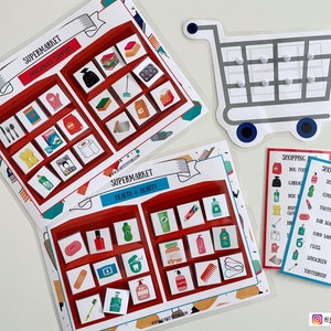 Supermarket Pretend Play Kids Shopping Printable - Etsy