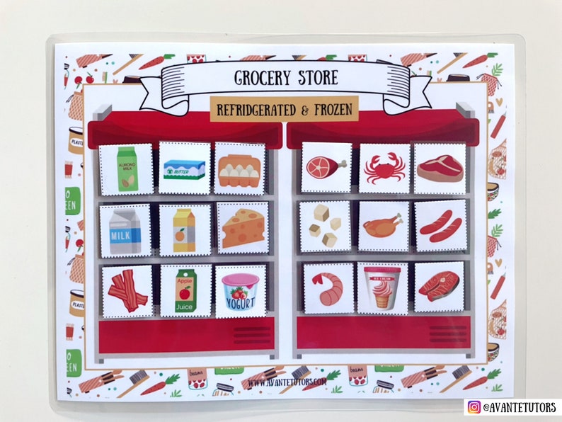 Grocery Store Pretend Play Shopping Printable - Etsy