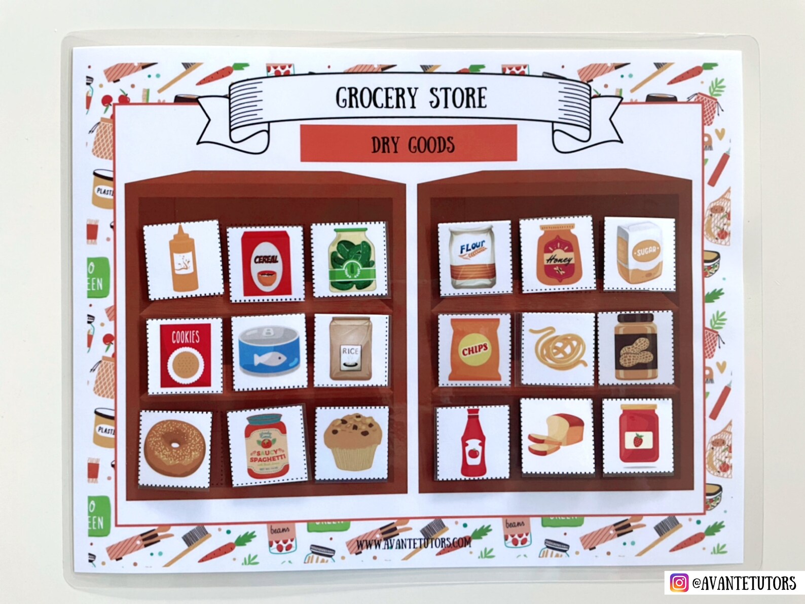 Grocery Store Pretend Play Shopping Printable - Etsy