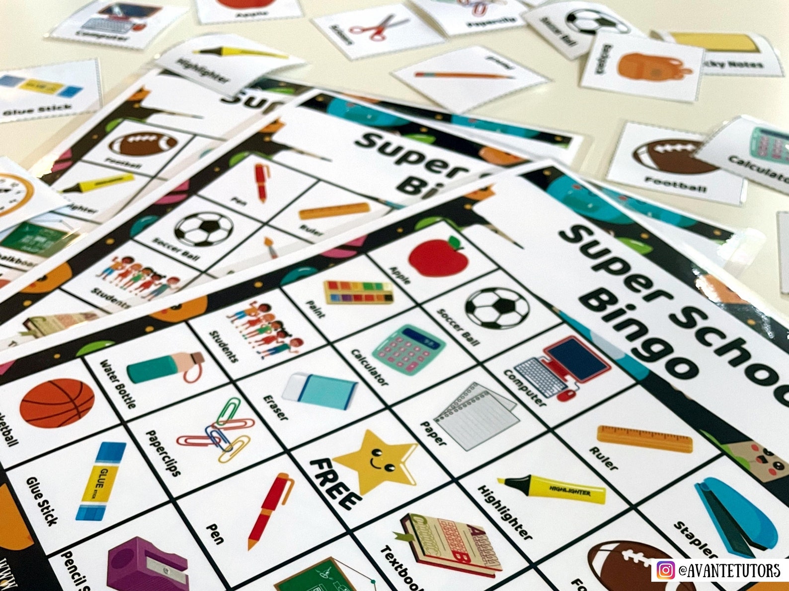 Classroom Bingo for Back to School, Classroom Games, Printable Bingo ...