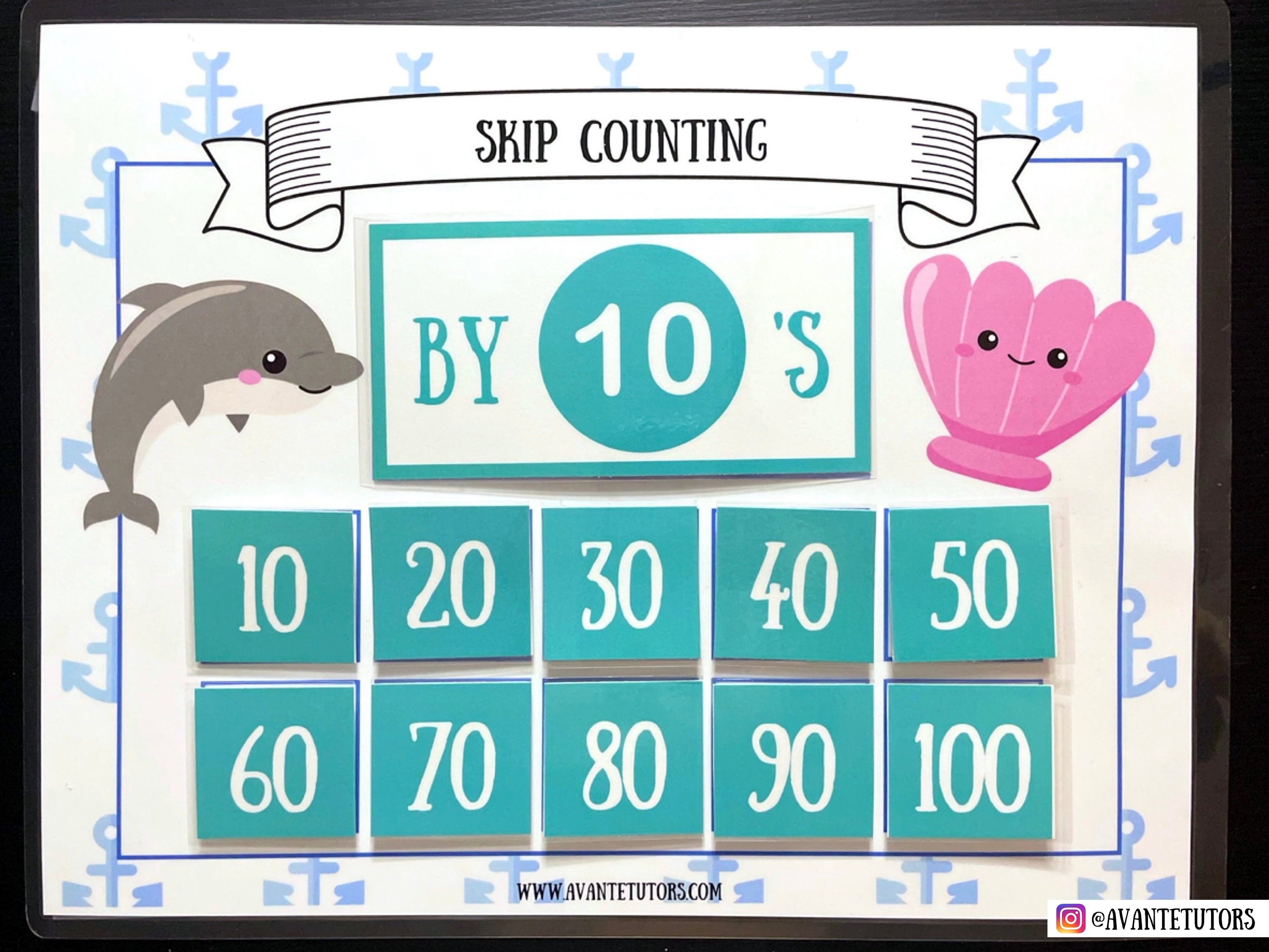 Skip Counting Practice, Multiplication Math Worksheet, Learning to ...