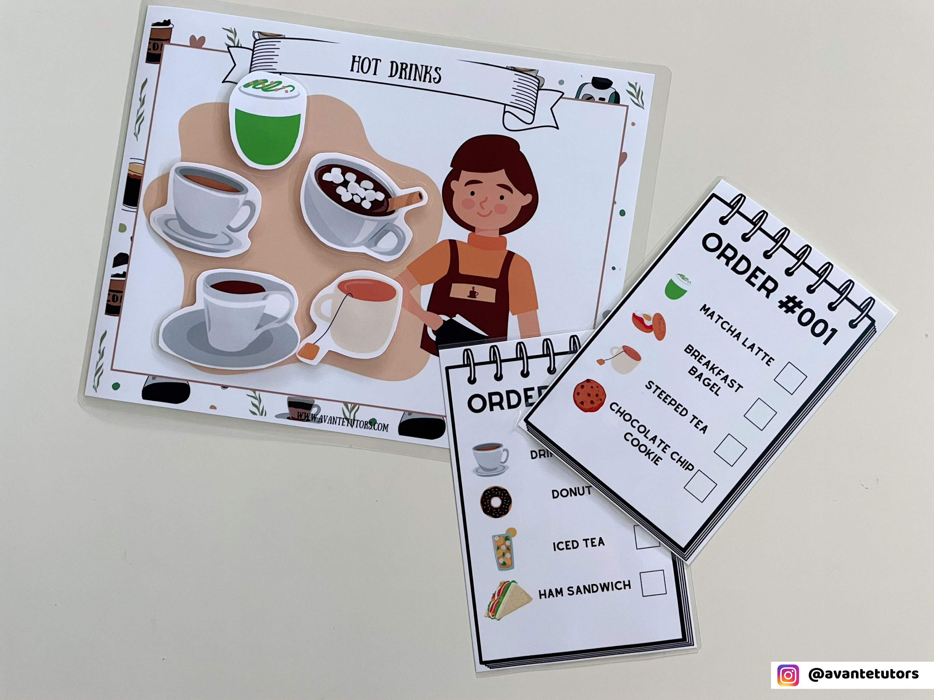 Coffee Shop Pretend Play Printable for Kids, Dramatic Play Cafe - Etsy
