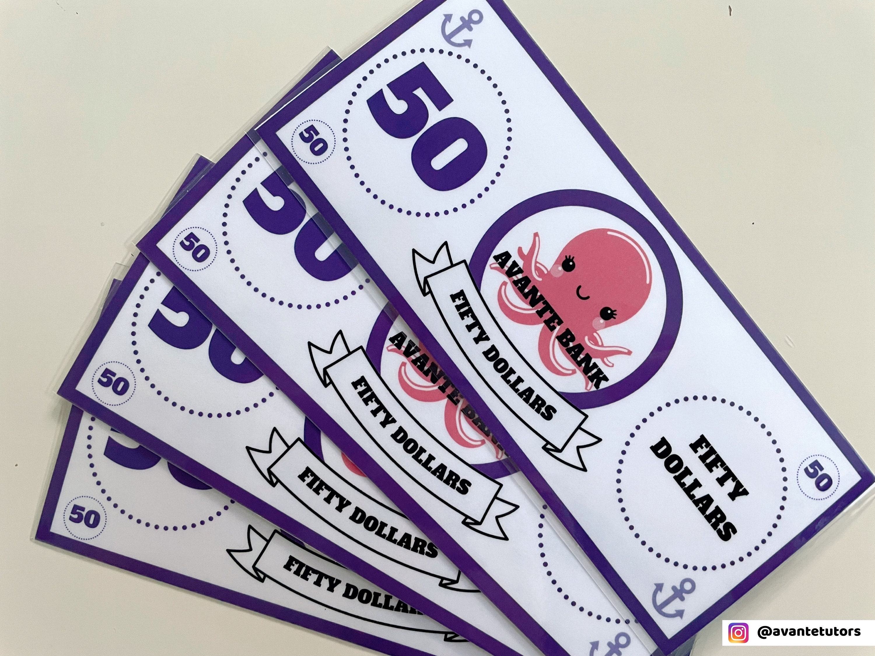 Play Money Printable for Classroom, Homeschool, Chores Rewards - Etsy