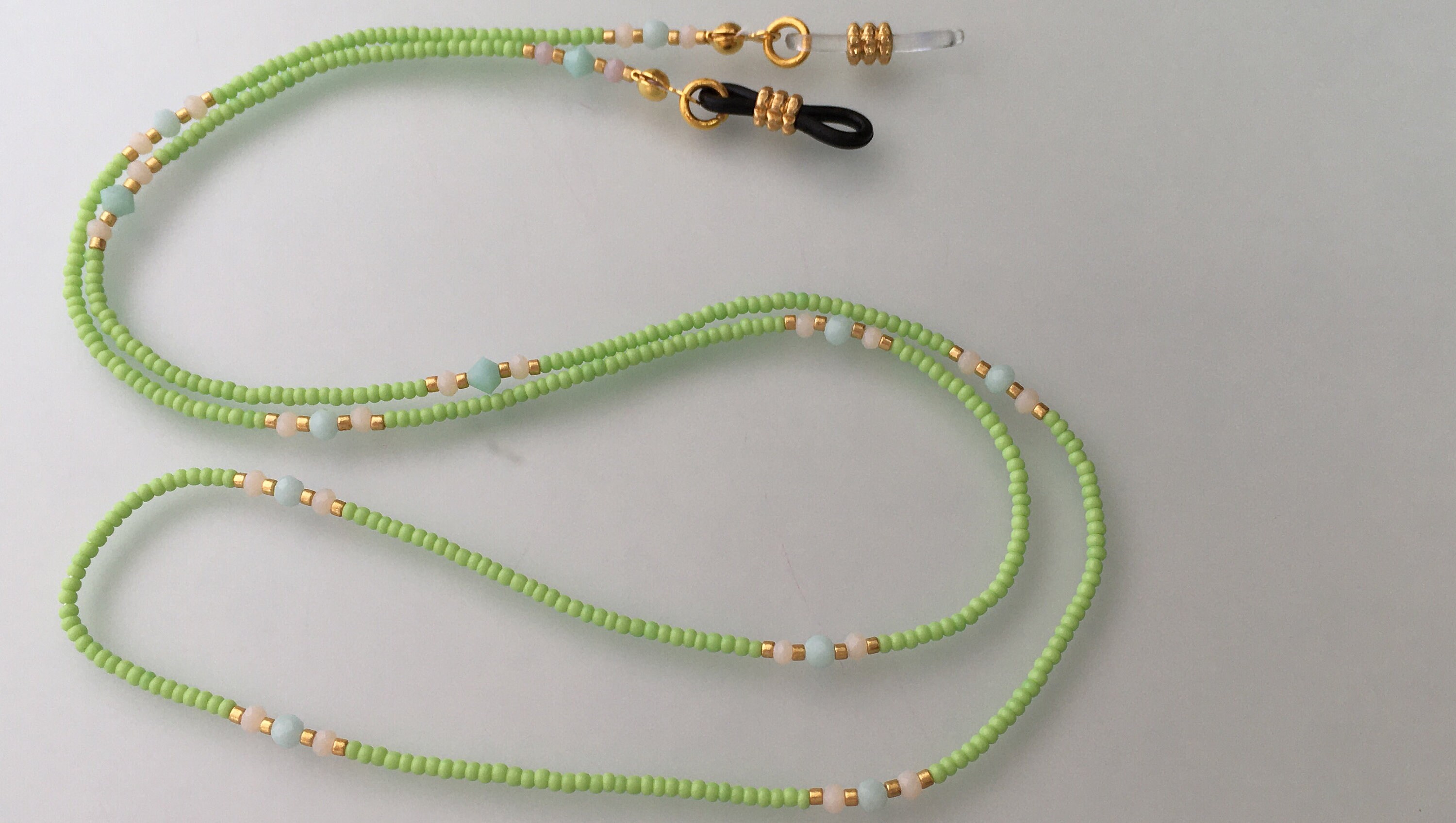 Eyeglass Strap, Bead Eyeglass Strap, Airpods Chain, Crystal Eyeglass ...