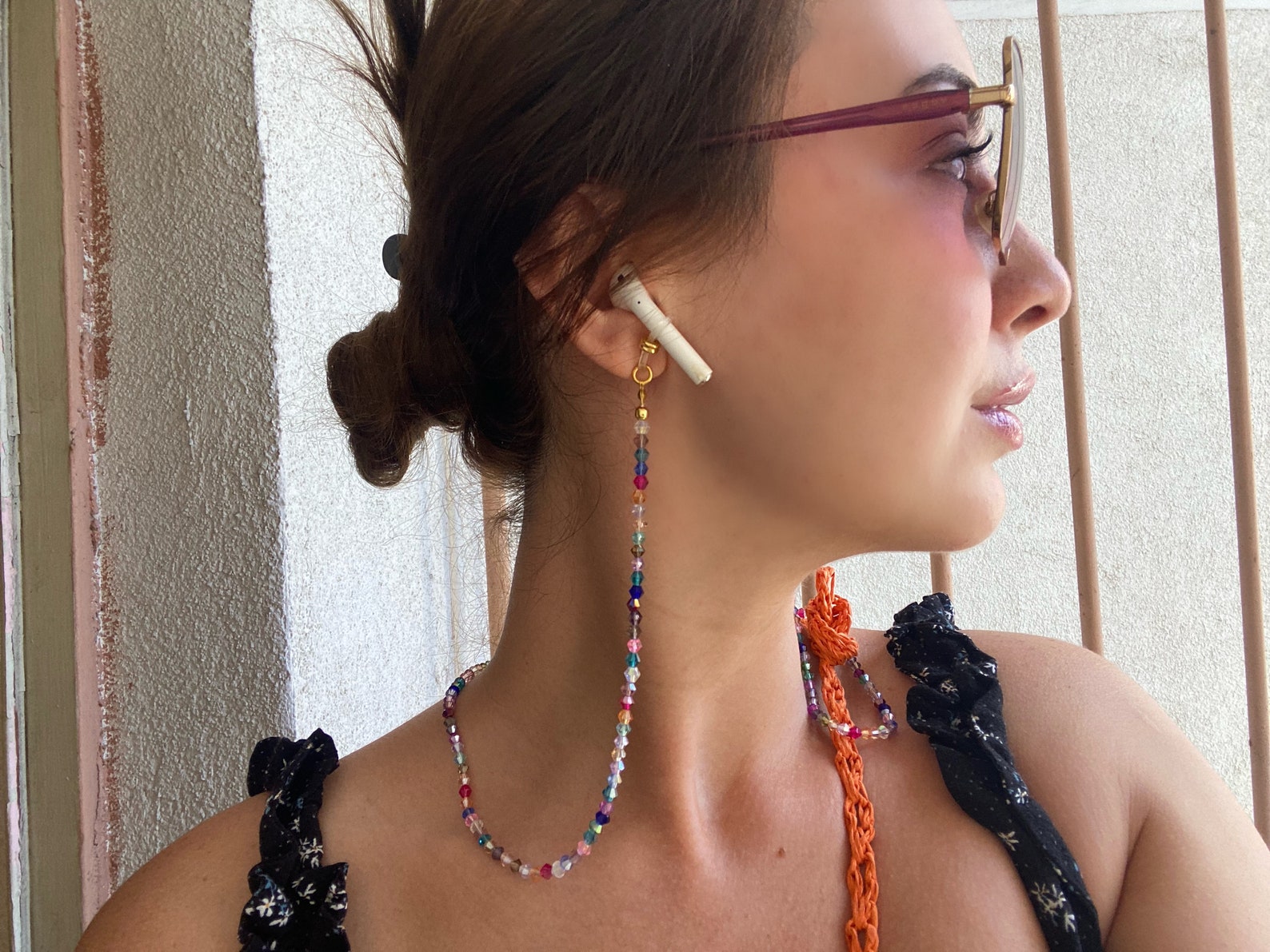 AirPod Chain-rope/anti-loss/ Sunglass Chain,eyeglass Rope, Beaded Mask ...