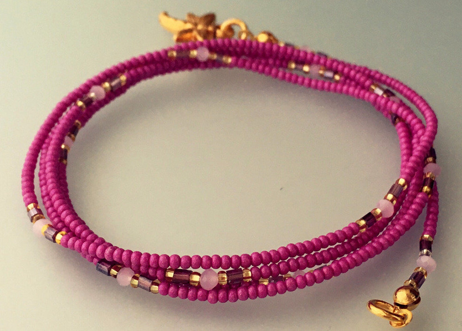 20-55 Size Inches PİNK Waist Beads Belly Chains Belly - Etsy