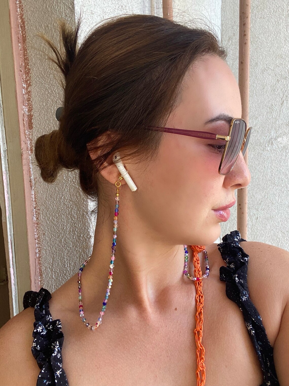 AirPod Chain-rope/anti-loss/ Sunglass Chain,eyeglass Rope, Beaded Mask ...