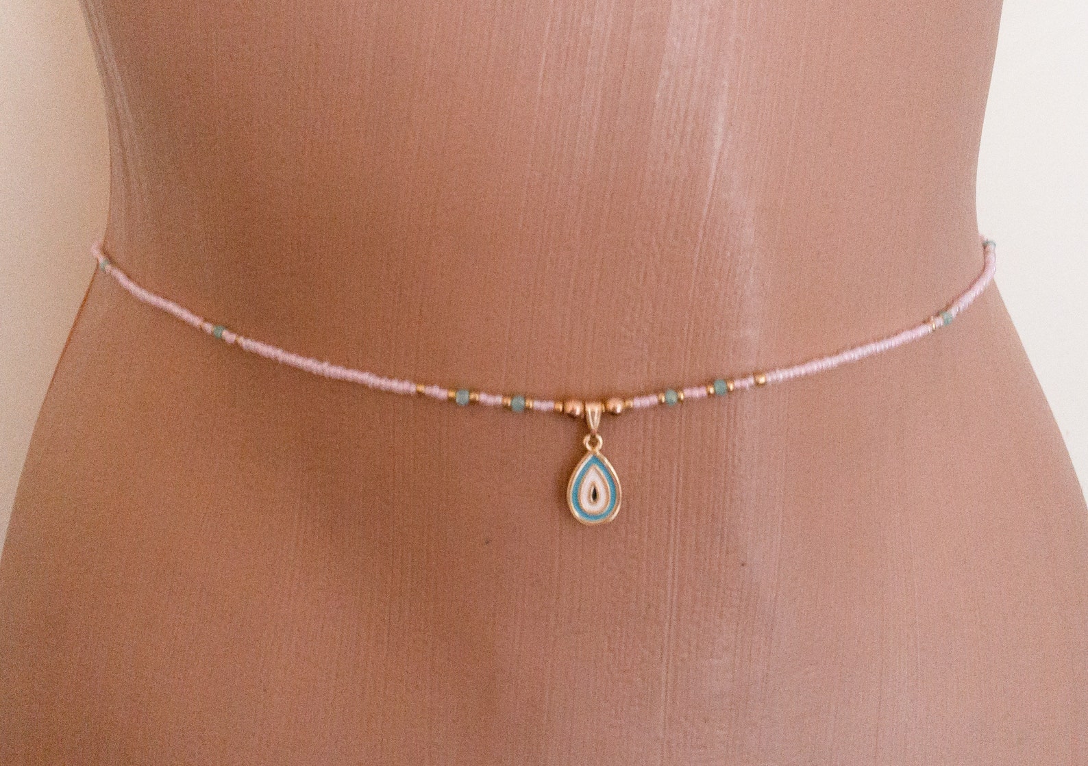 Pink Waist Beads 20-55 Size Inches Waist Beads Belly Chains - Etsy