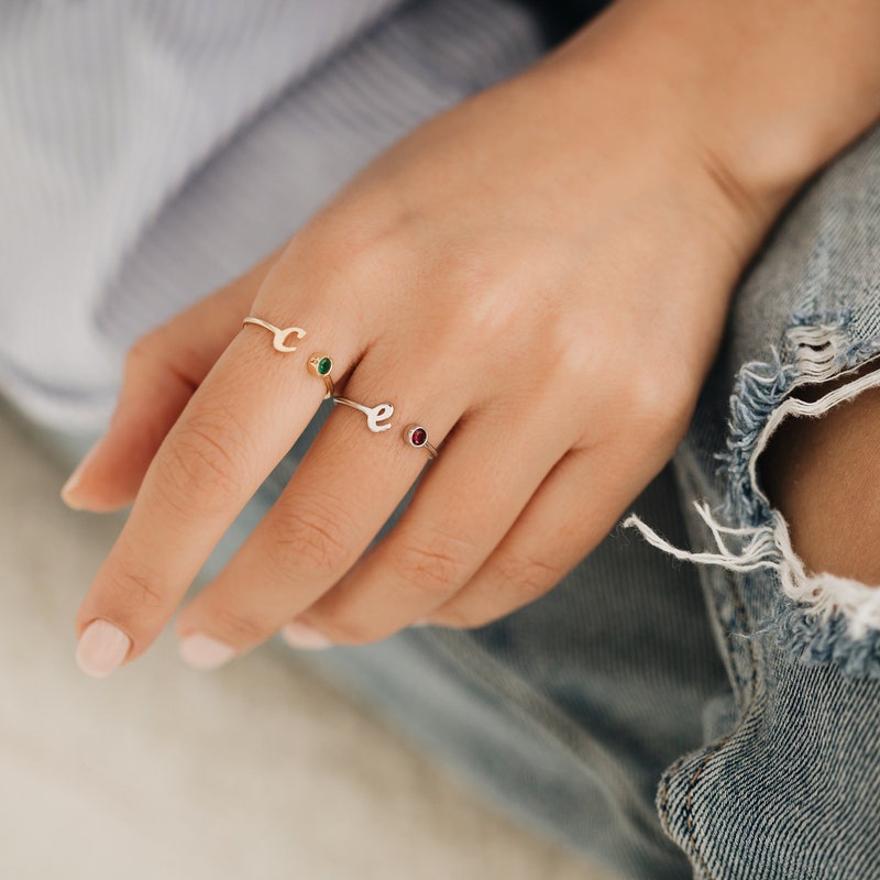 Wrapped Initial - Etsy