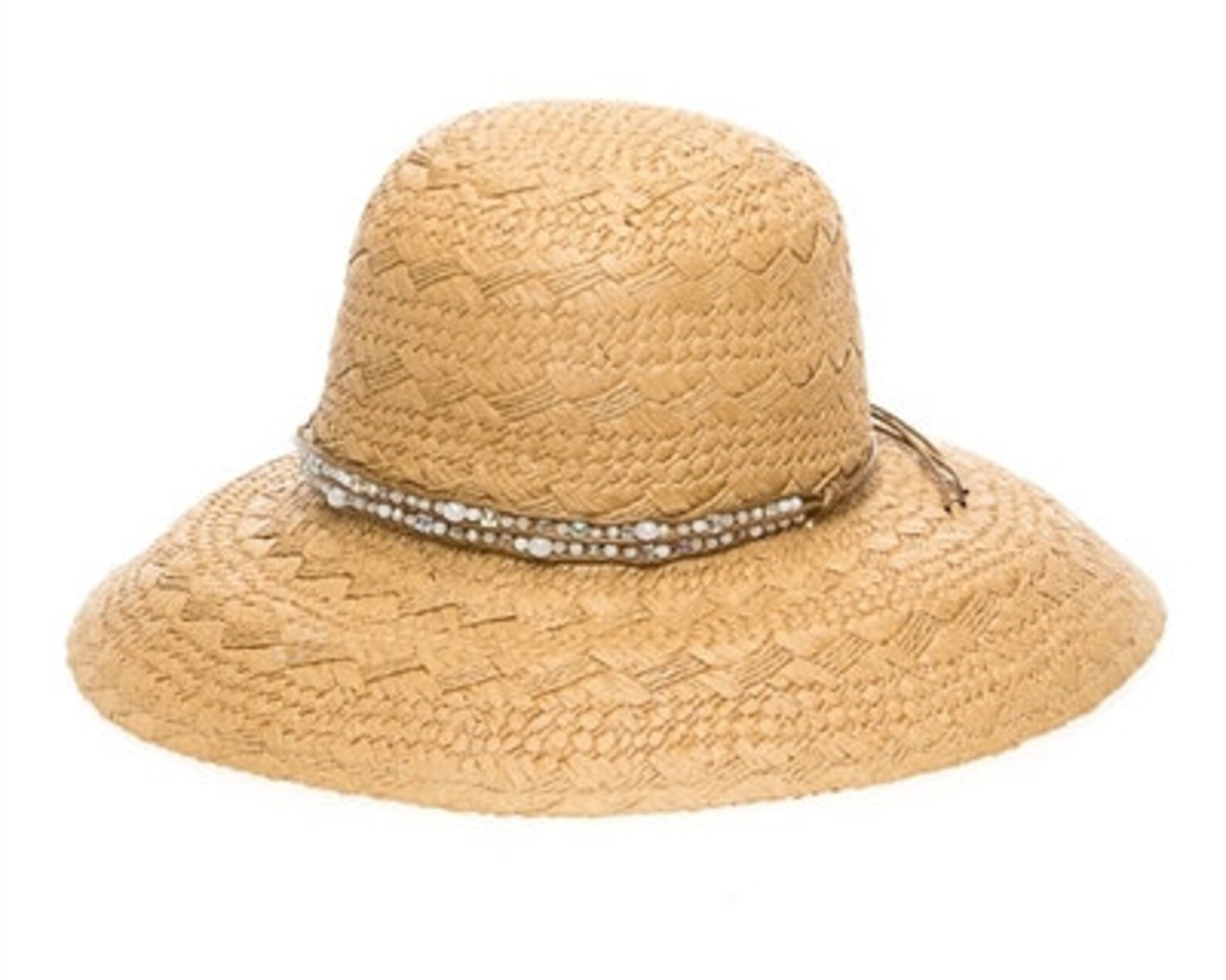 Premium Quality Handmade Wide Brim Textured Hat With Beaded - Etsy