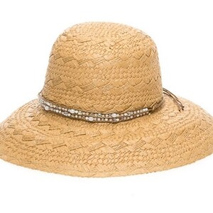 Premium Quality Handmade Wide Brim Textured Hat With Beaded Band ...