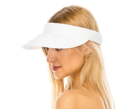 Sewn Ribbon Sun Visor Beach Hat Travel Hat Sun Hat UPF50 | Etsy