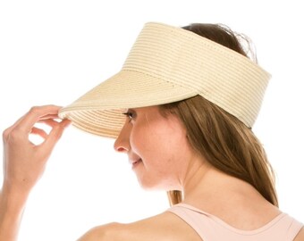 Crownless Straw Hat - Etsy