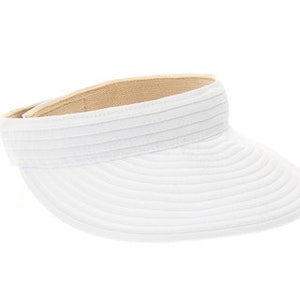 Sewn Ribbon Sun Visor, Beach Hat, Travel Hat, Sun Hat, UPF50 - Etsy