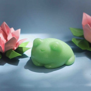 Minty Froggy Jelly Soap: Cute Squishy Vegan Soap - Etsy