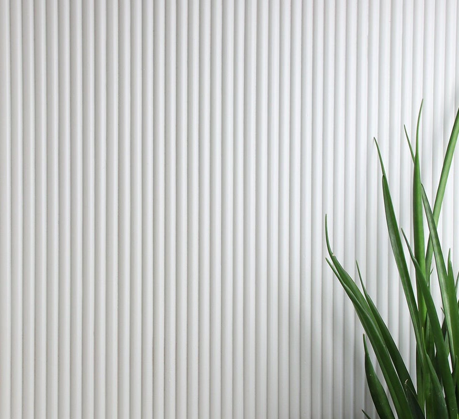 Ribbed Wall Panels Decorative Reeded Wall Panelling Modern MDF Wall ...