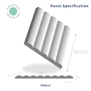 Ribbed Panels | Reeded Wall Panelling | Paintable & Moisture Resistant ...