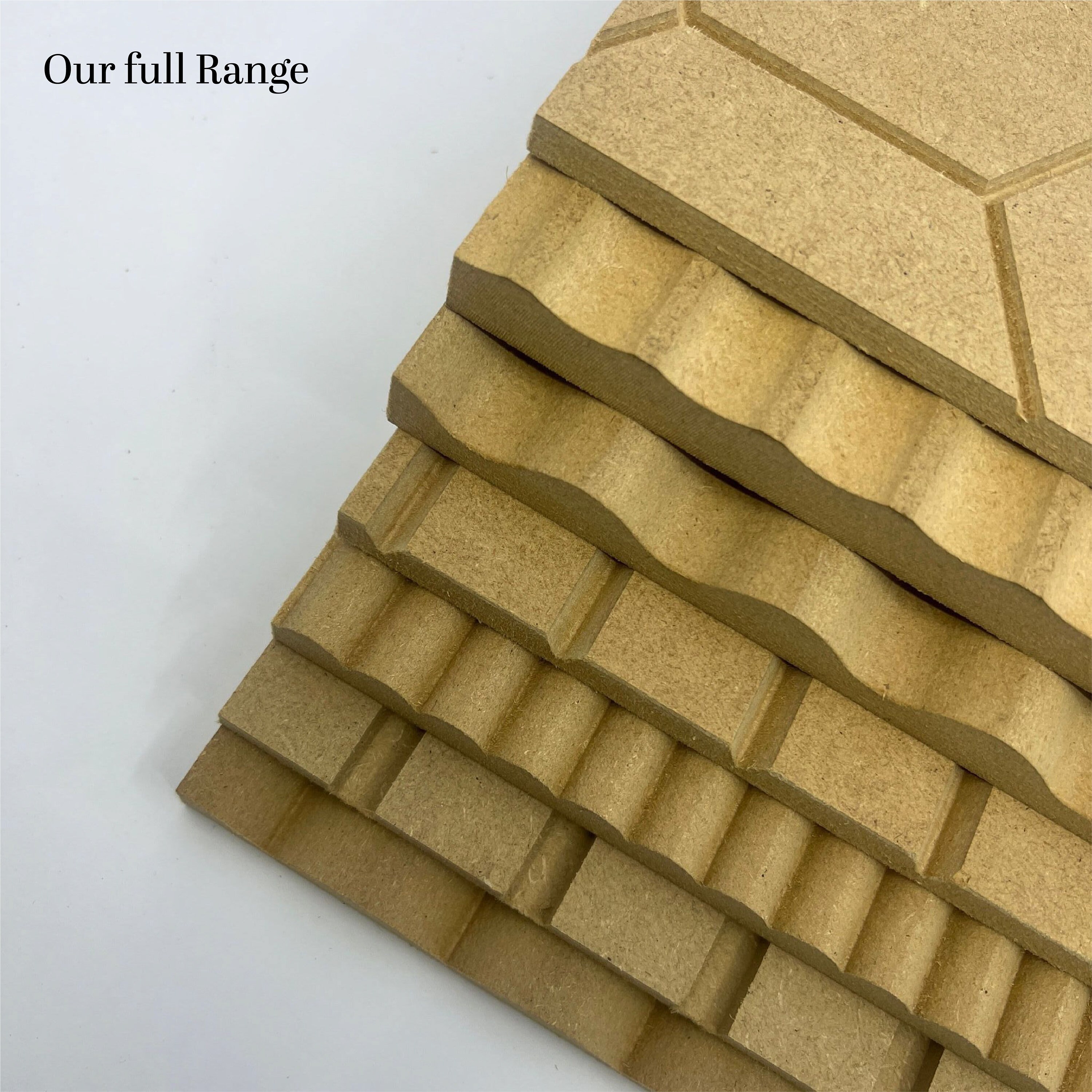 Soft Ribbed Wall Panelling Decorative Wall Panels Modern MDF Wall ...