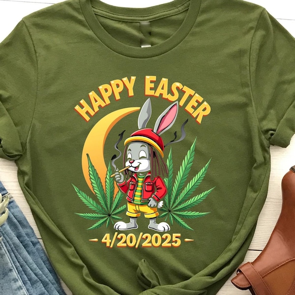 Stoned Easter Bunny - Etsy