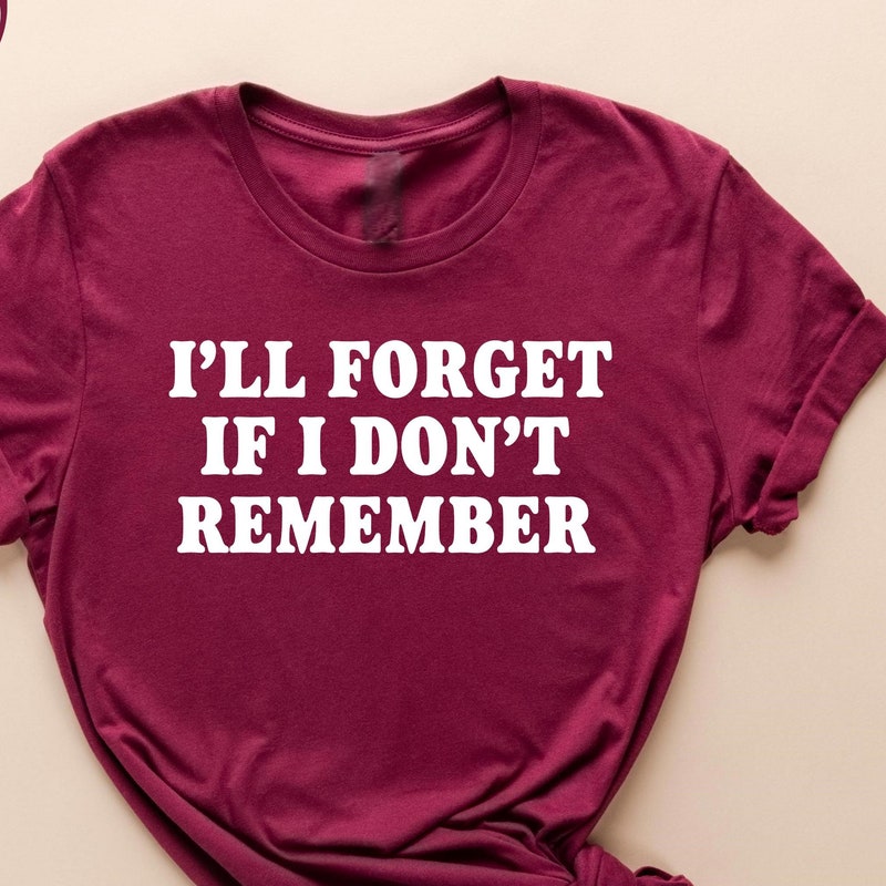 Forgetful Shirt - Etsy