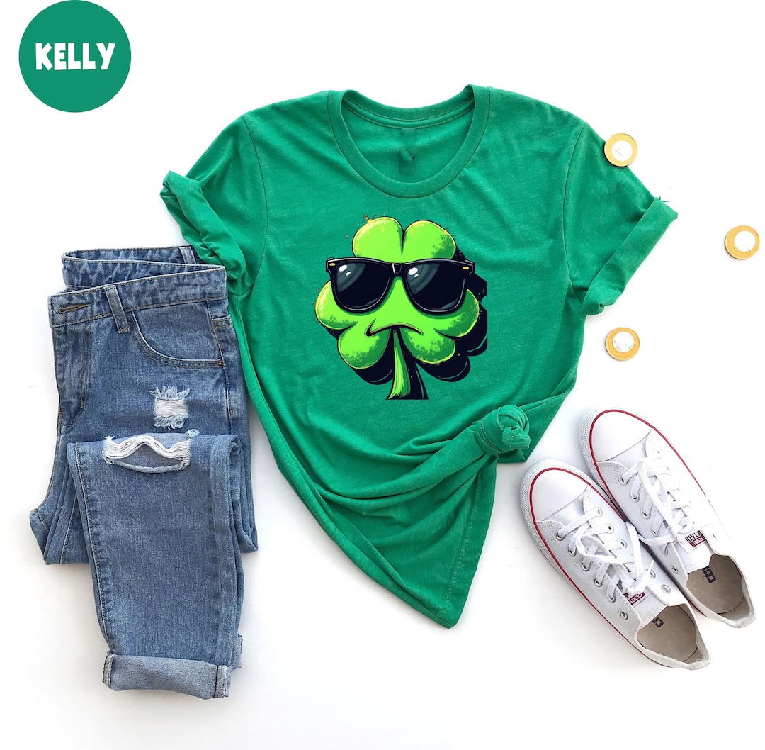 Funny Shamrock Bruh Meme T-shirt, Cute St. Patrick's Day Shirt ...