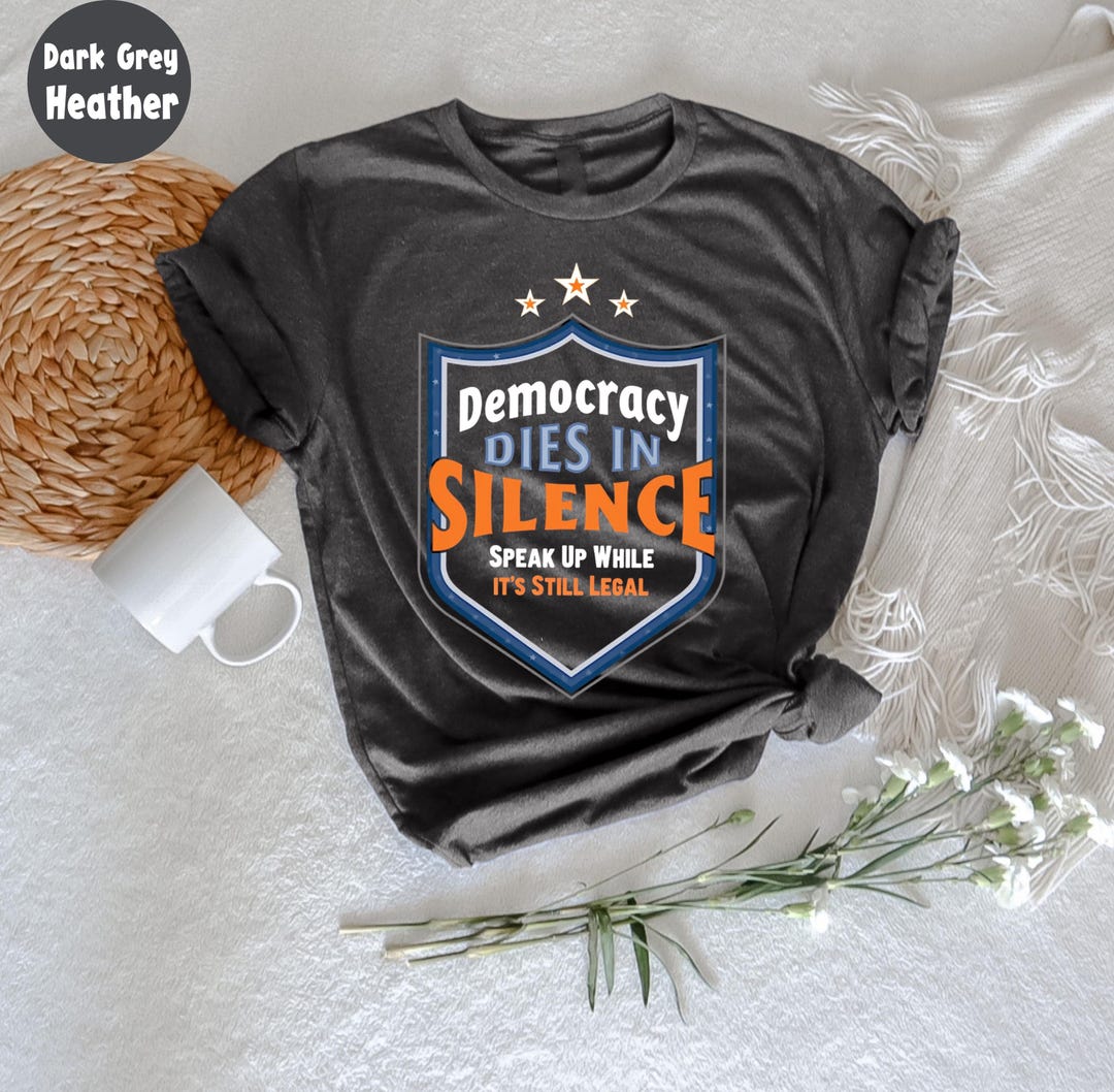 Dies Speak up Protest Resist Slogan Idea Pro Democracy Vintage Retro ...