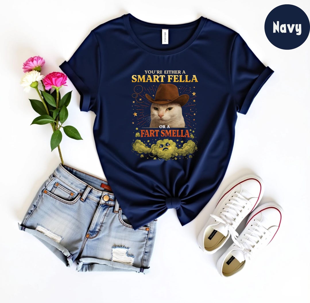 You're Either a Smart Fella or a Fart Smella Funny Cat Meme Humor ...