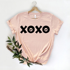 XOXO LOVE, Valentines Day Shirts for Women, Valentine Day Shirt, Cute ...