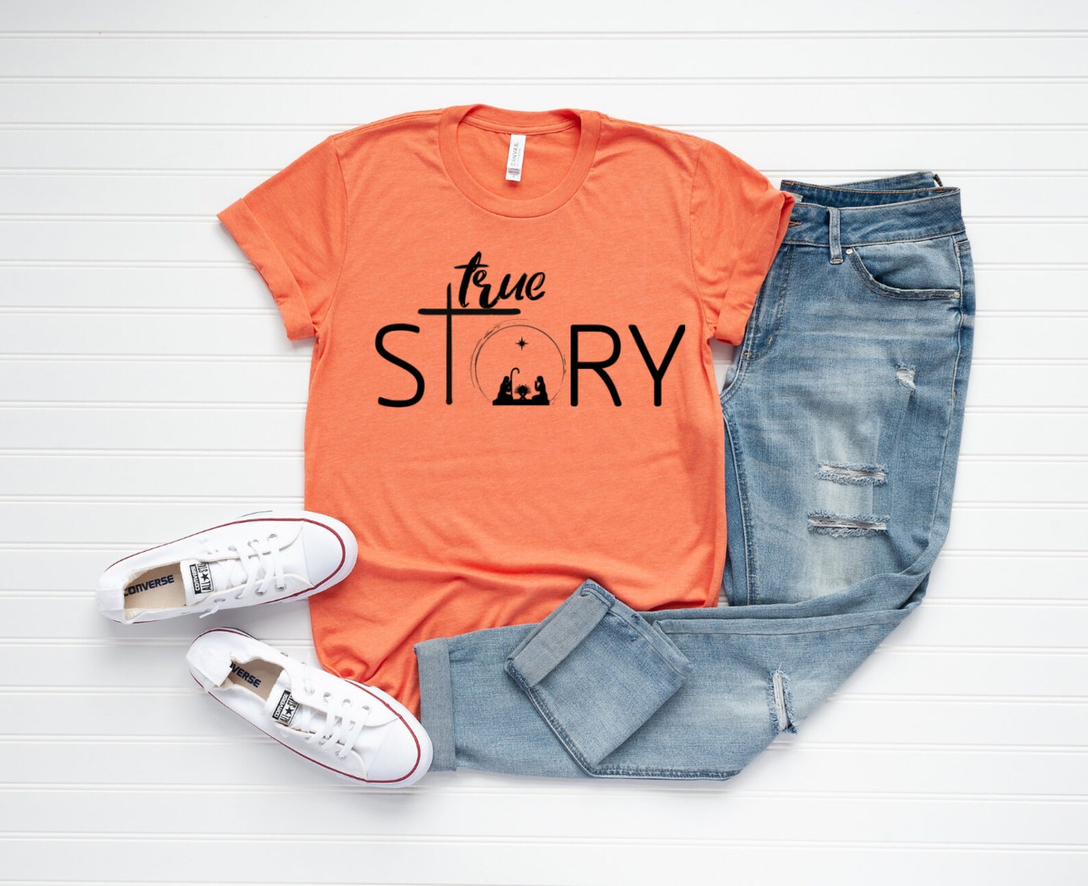 True Story Shirt, Christmas Nativity Shirt, Christmas Morning, Jesus ...