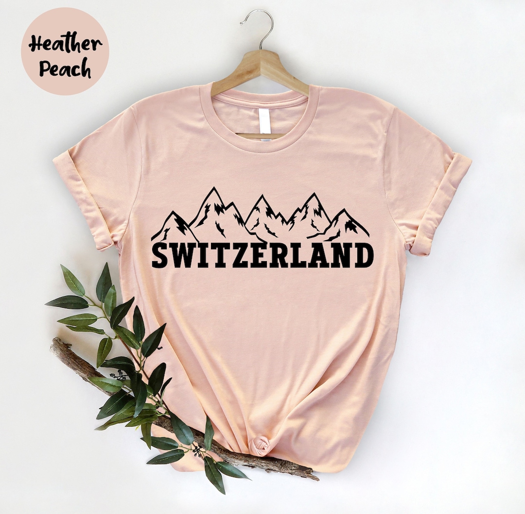 Swiss Alps Shirt , Switzerland Mountains Tshirt, Switzerland Travel ...