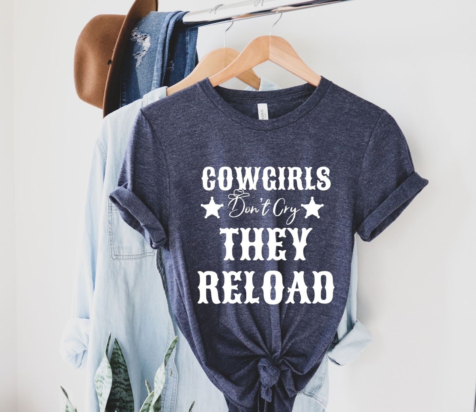 Cowgirls Don't Cry They Reload Shirt Country Shirt - Etsy